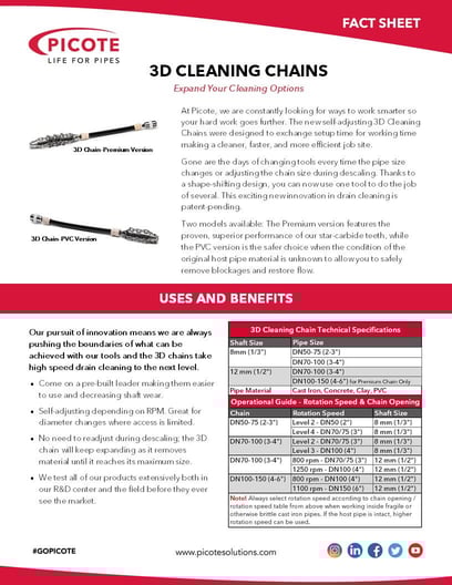 3D Cleaning Chains