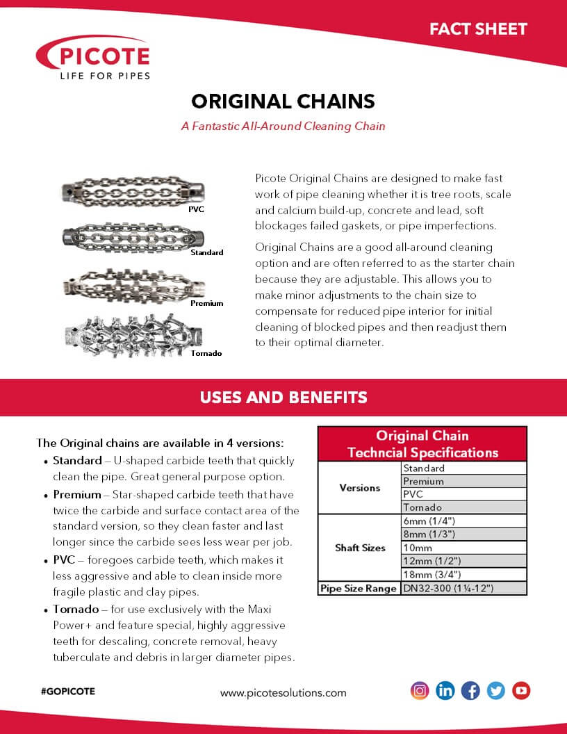 Original and Tiger Drill Chains