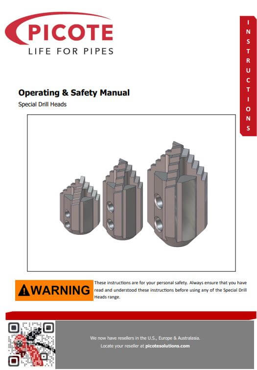 Picote Special Drill Heads and Tiger Bore