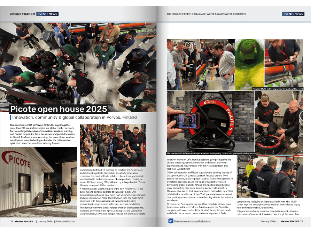 Picote in the News - Drain Trader Magazine January 2026